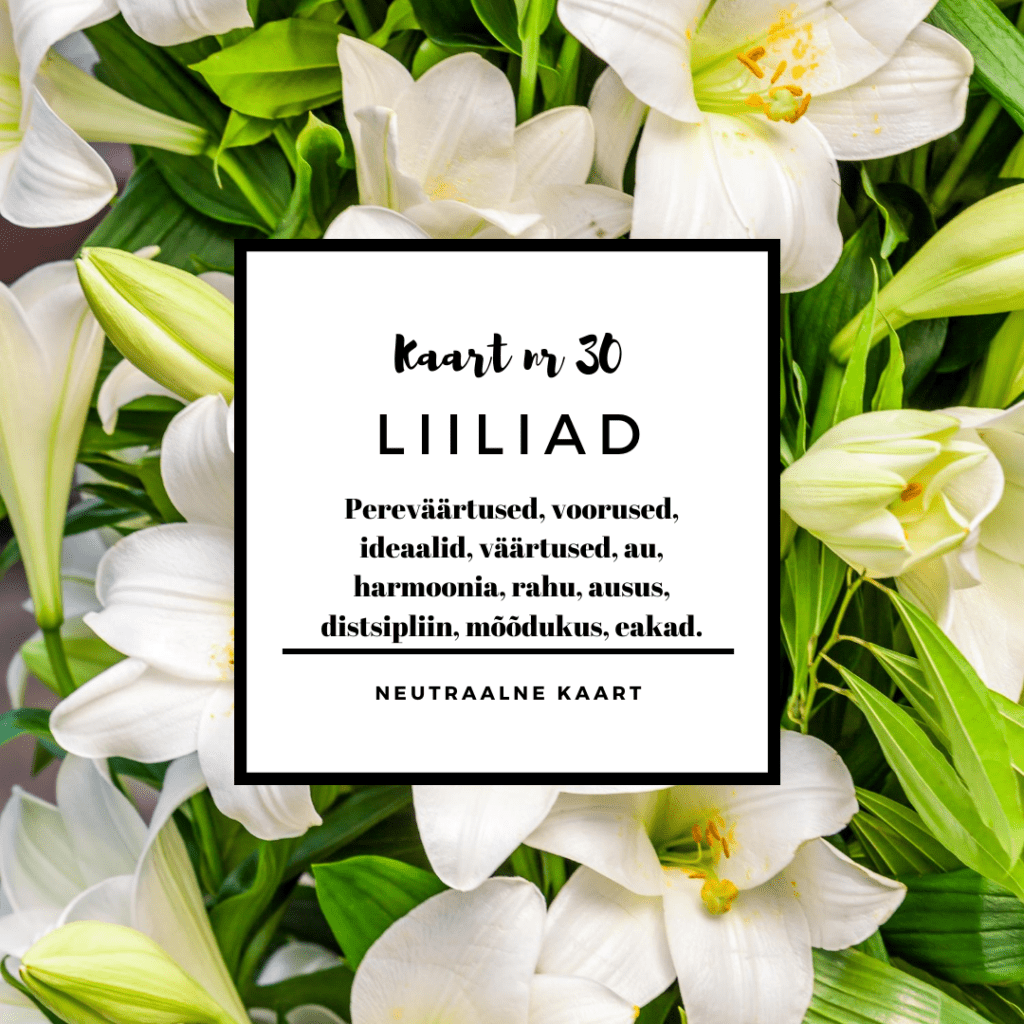 Lenormand Liiliad - Lenormand.ee